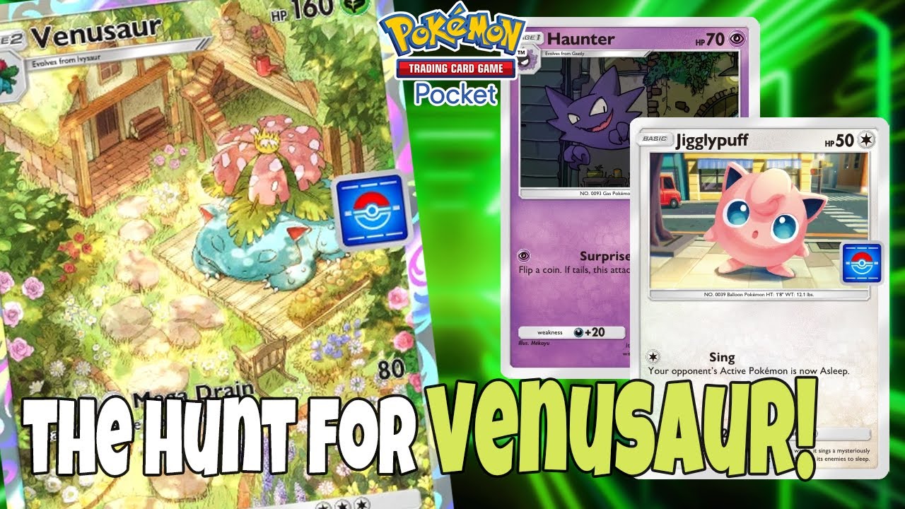 🔴 VENUSAUR EVENT! HUNTING FOR PROMOS | Pokemon TCG Pocket - YouTube