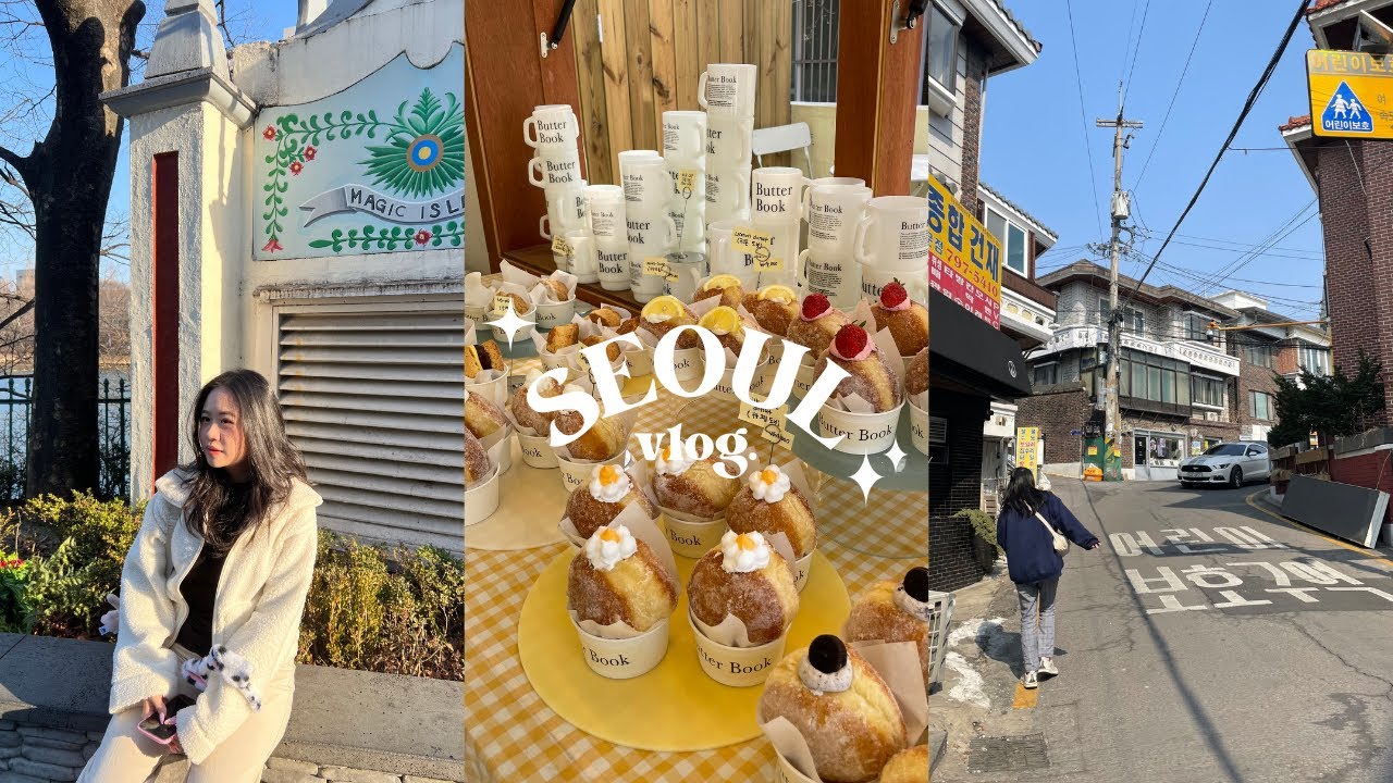 TRAVEL VLOG | seoul, korea 🇰🇷: cafe hopping, shopping, and lotsa eating ...