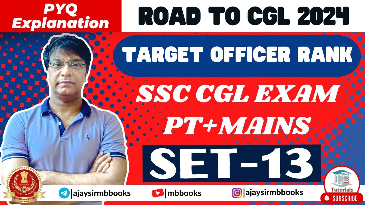 SSC SET- 13 | ROAD TO SSC CGL 2024 🔥| PYQ ENGLISH PRACTICE | TARGET ...