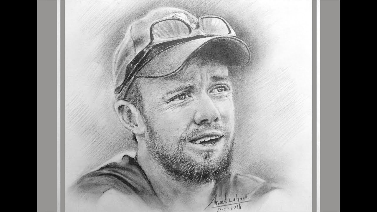 Tribute to Mr 360 - AB de villers Drawing - YouTube