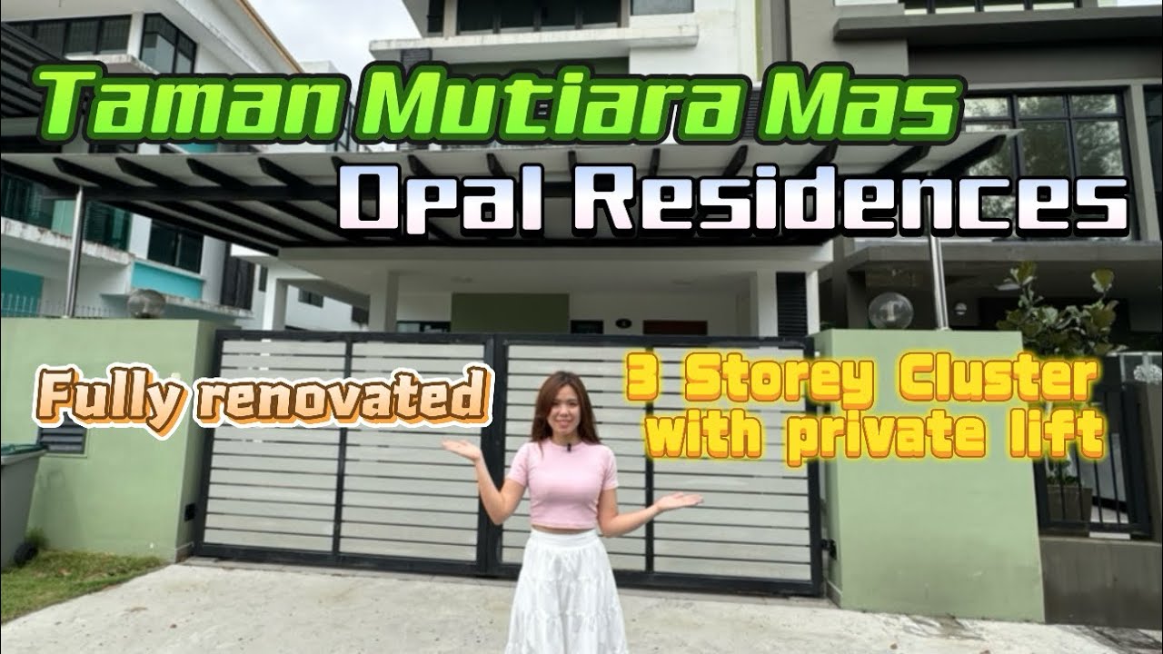 🇲🇾Malaysia Johor Bahru Taman Mutiara Mas Opal Residences Three Storey ...