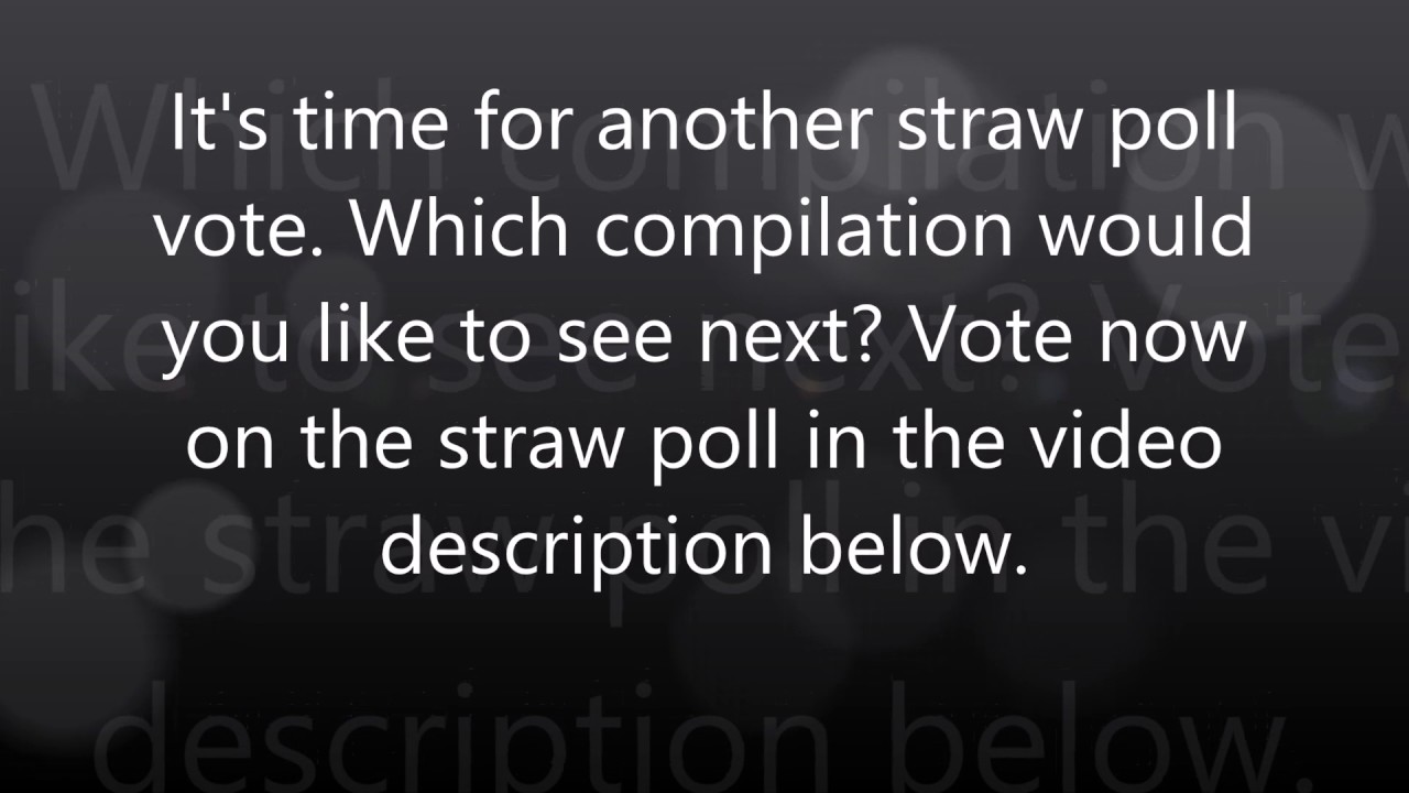 Straw Poll Vote for March April - YouTube