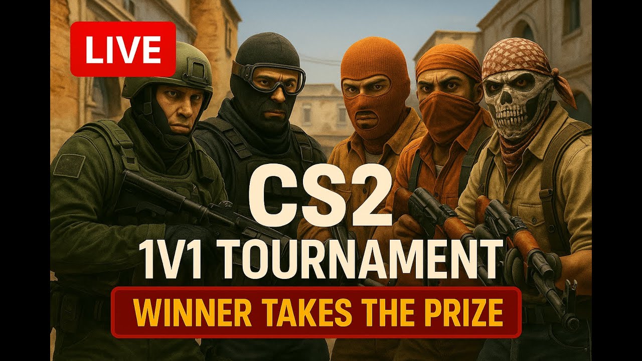 CS2 1v1 Finals LIVE NOW - $$$ Prize Tournament 🏆 - YouTube