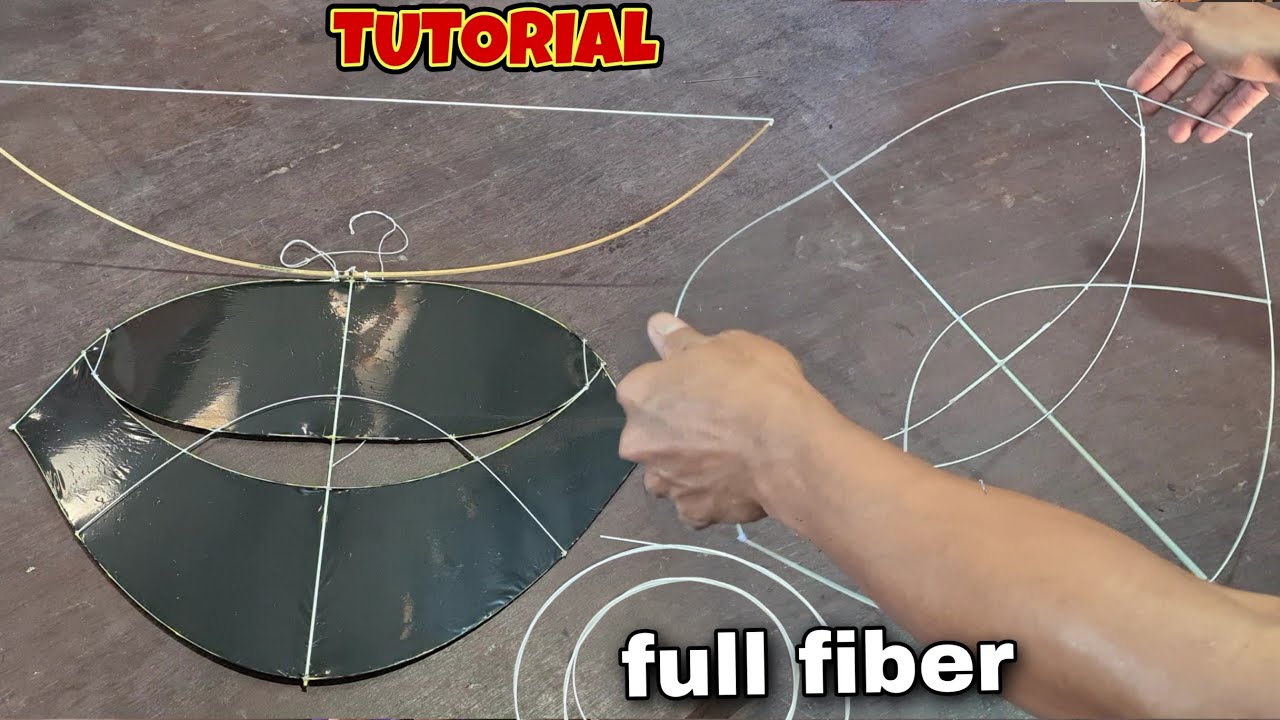 CARA MEMBUAT LAYANGAN PEGON MINI DARI FIBER - LAYANGAN FULL FIBER ANTI ...