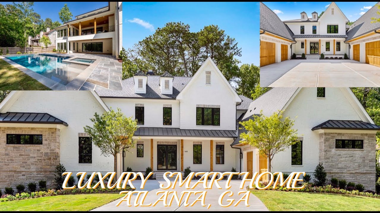 Luxury Smart Home Estate In Atlanta, GA - YouTube