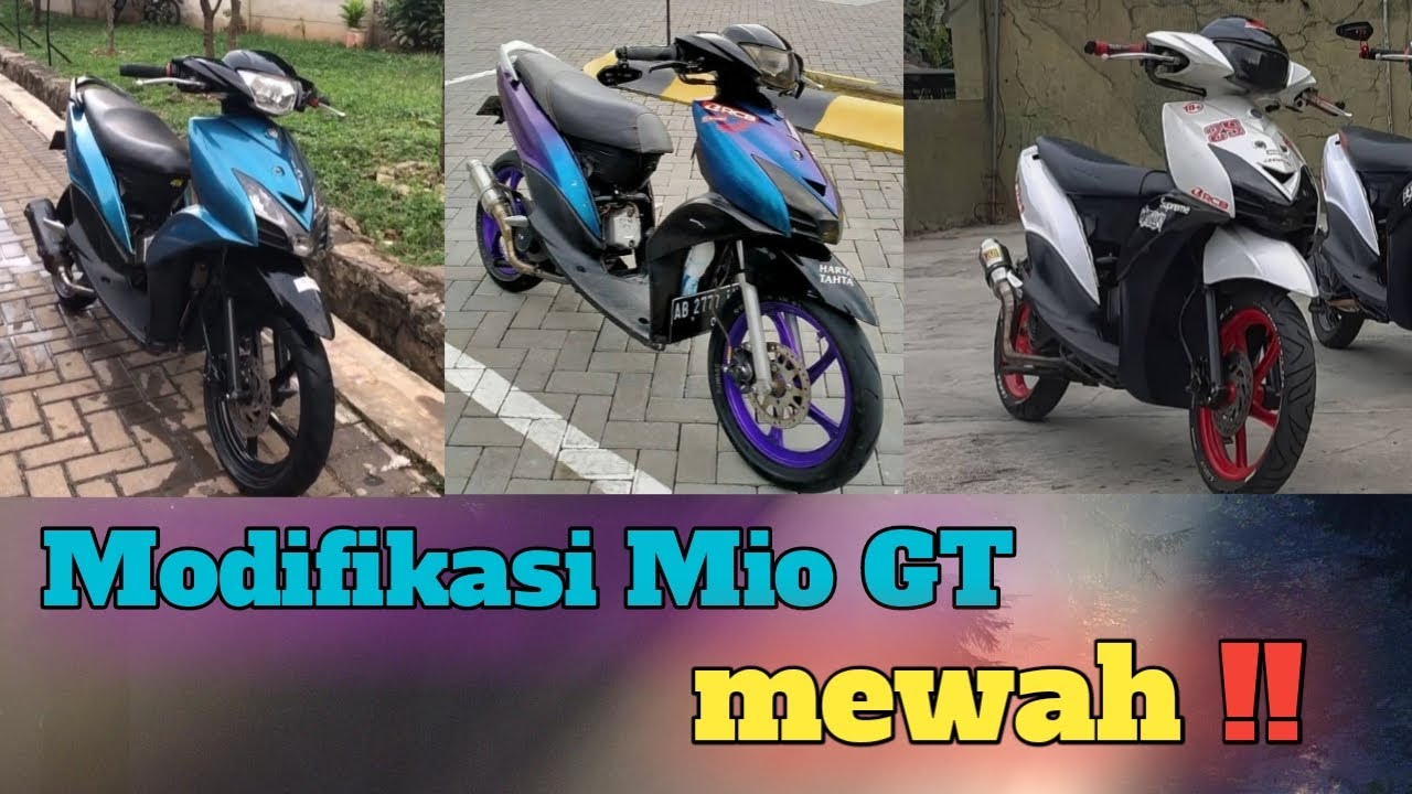 Modifikasi Mio GT Mewah Bikin Terpesona!! - YouTube