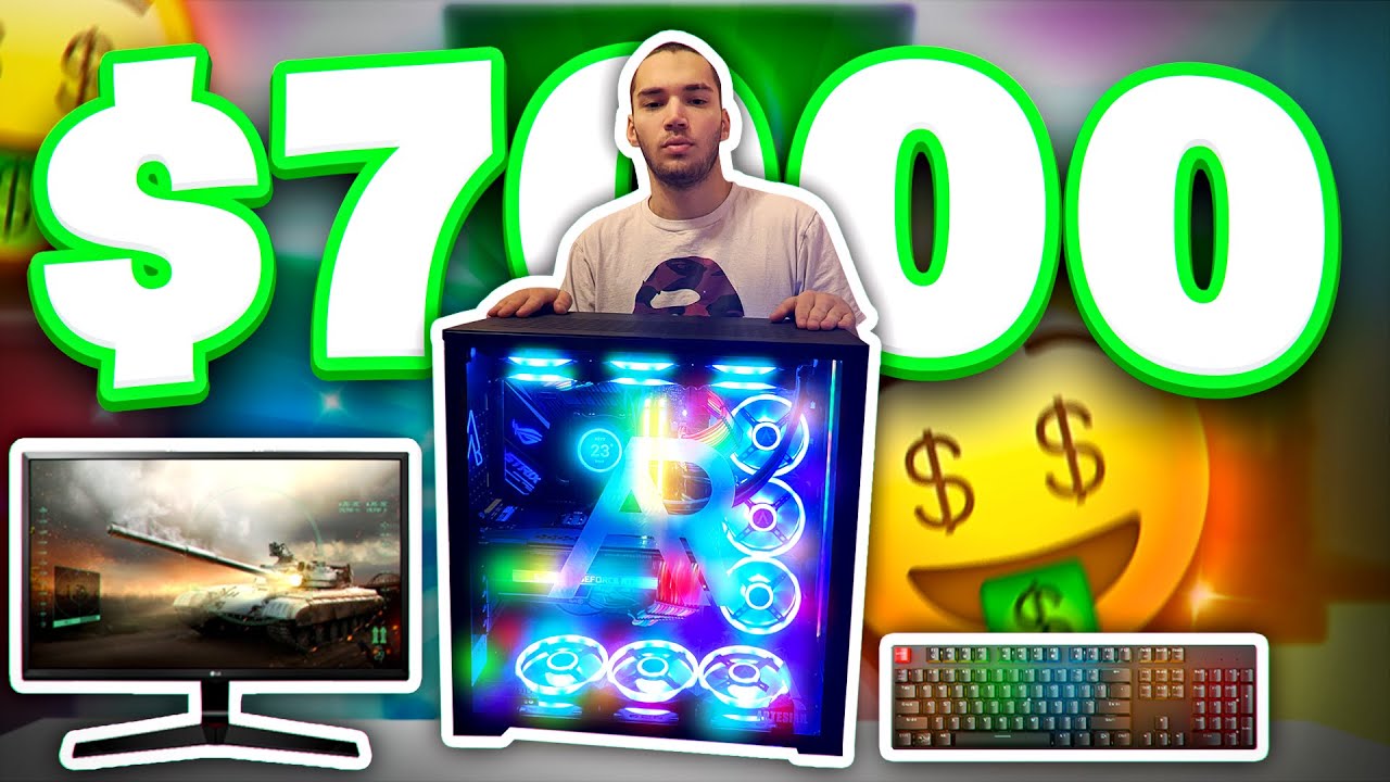 ADIN UNBOXES HIS NEW $7000 GAMING COMPUTER LIVE ON STREAM!! (INSANE ...