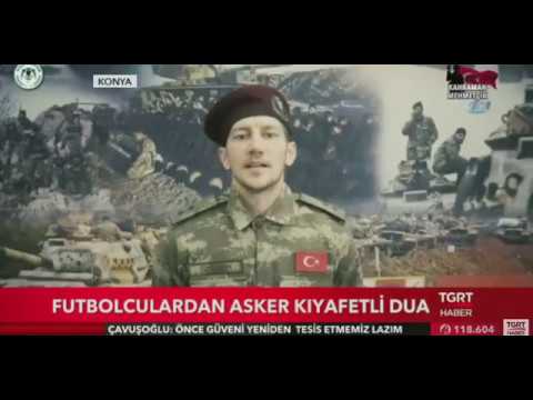 Afrindeki askerlerimize asker kıyafetlı dua