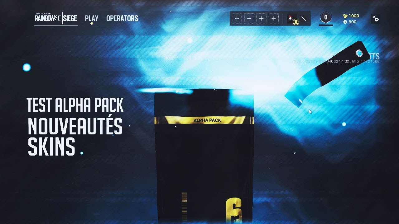 DES SKINS GRATUITS AVEC LA NOUVELLE MAJ (ALPHA PACK) - Rainbow Six ...