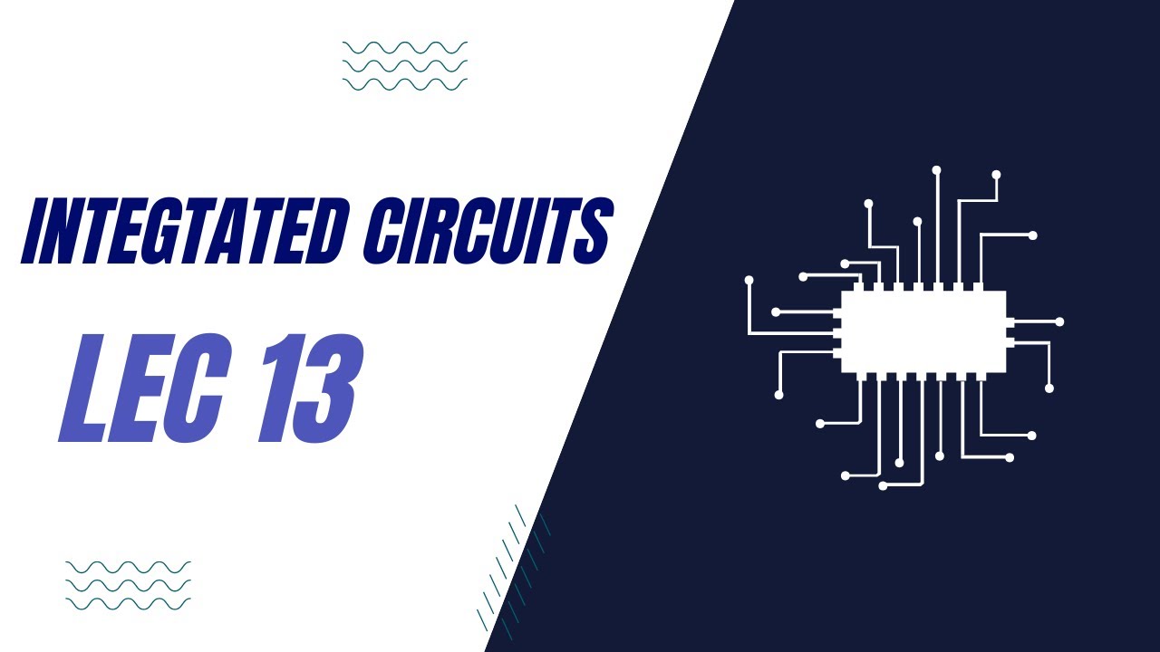 IC || IC Design Flow || Lecture 13 - YouTube