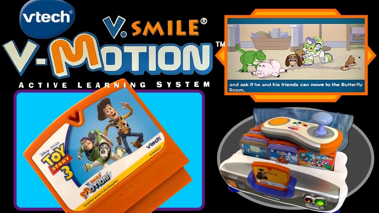 Disney Pixar Toy Story 3 on the VTech V.Smile a 2000s Edutainment Game ...