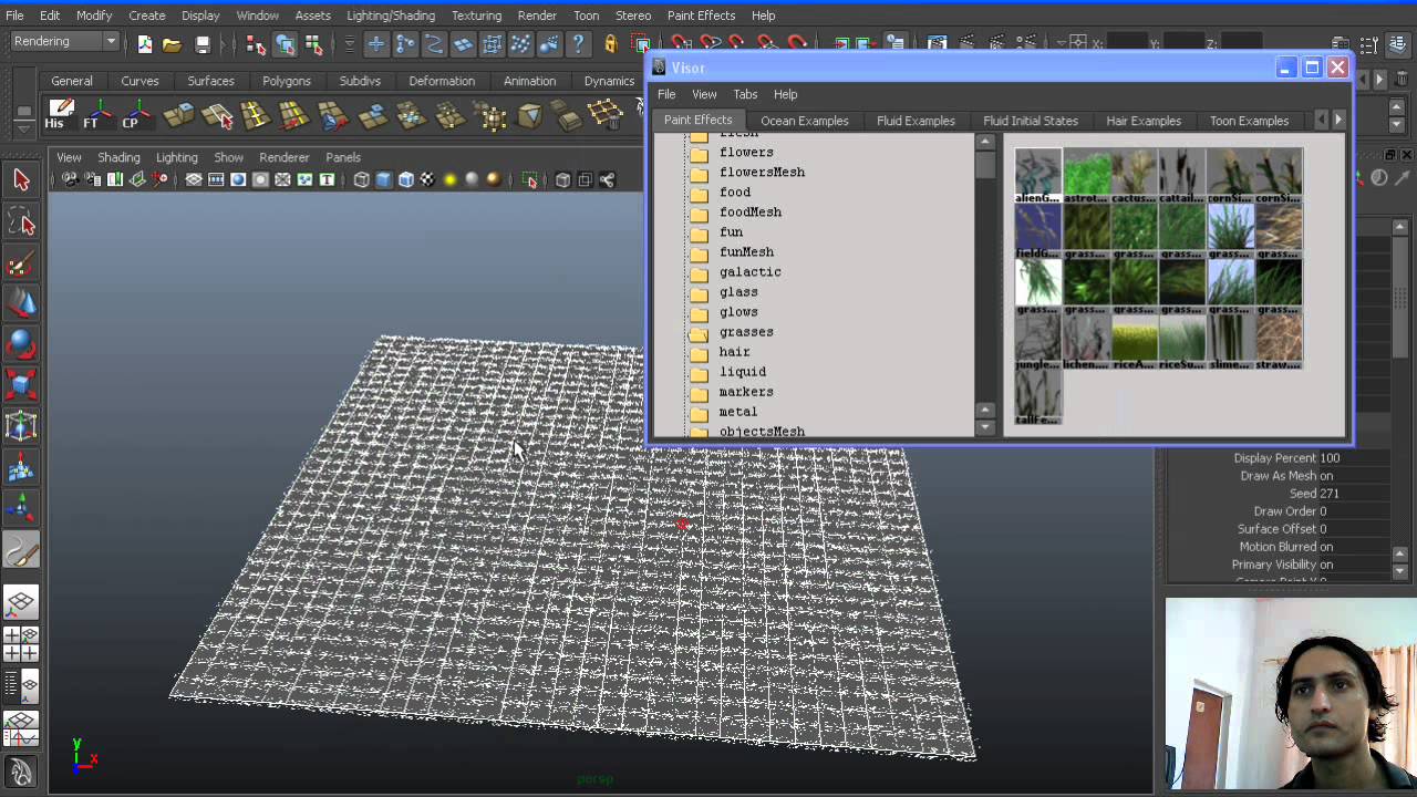 HOW TO FLOOD PAINT EFFECT (VISOR) IN MAYA and K.I.S.S - YouTube