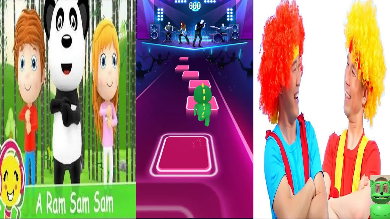 Funny Animation Aram Sam Sam & D Billions Johnny Johnny Whoops - Tiles ...