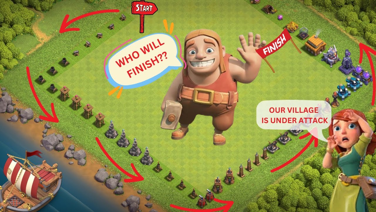 TROOPS VS ALL DEFENSES | COC | CLASH OF CLANS | GAMING | #gaming # ...