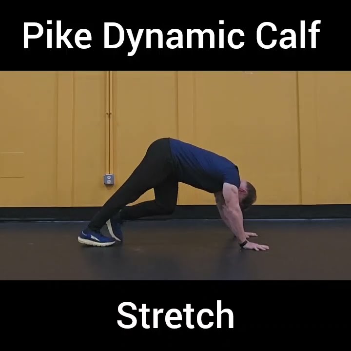 Pike Alternating Calf Stretch - YouTube