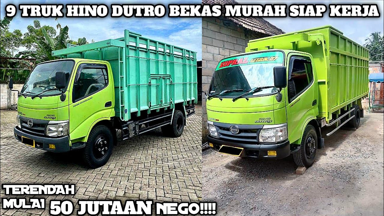 HARGA TRUK HINO DUTRO BEKAS MURAH || MULAI 50 JUTAAN || UPDATE 2023 || JUAL BELI TRUK - YouTube