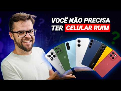 TOP 7 MELHORES celulares CUSTO BENEFÍCIO em ABRIL