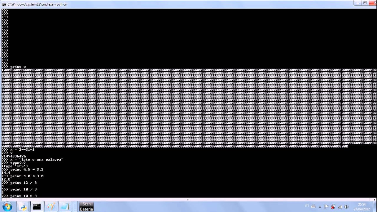 Python Iniciante - Aula 5 - Tipo de Dados Parte 2 - YouTube