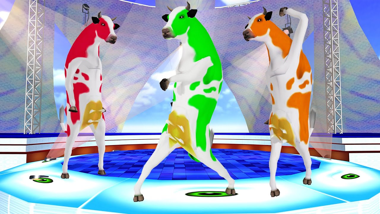 Funny Cow Dance 6 | Cow Song 2022 | Cow Sounds | Animals Hip Hop Dance ...