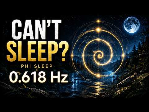 🌙 Uyuyamadığınızda Bunu Dinleyin | 0.618 Hz Gece Phi Alanı