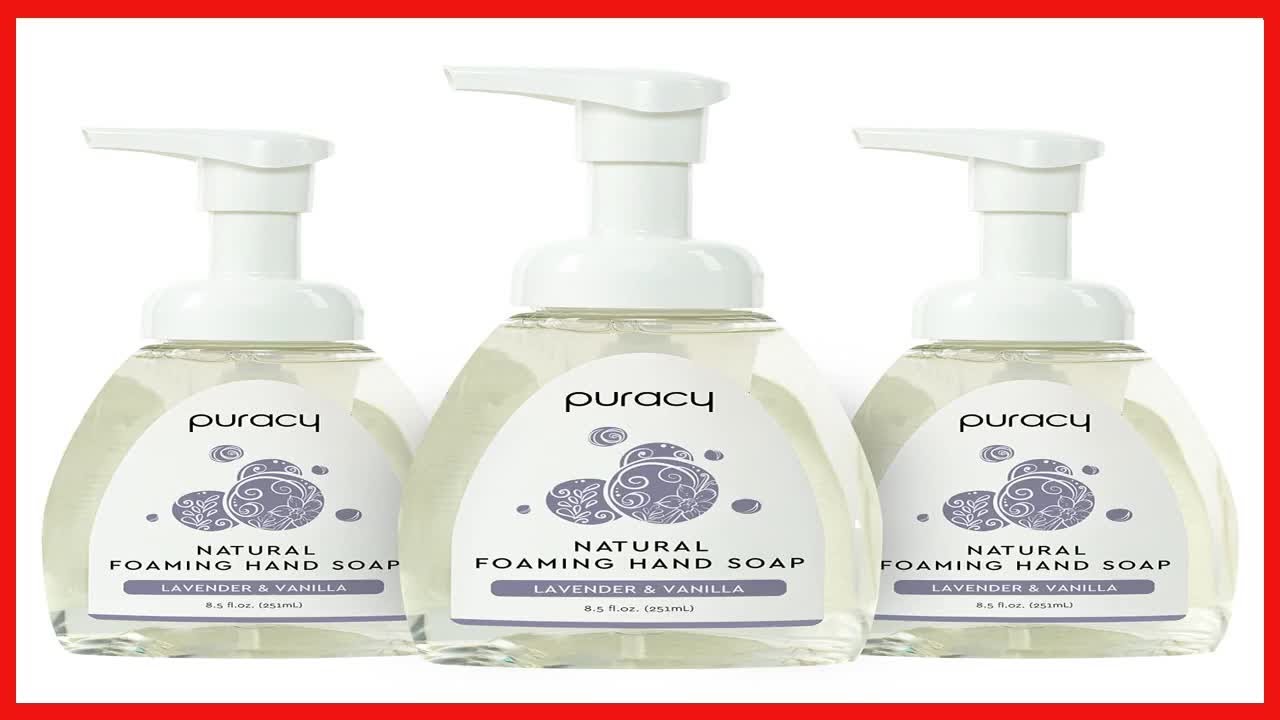 Great product - Puracy Natural Foaming Hand Soap, Antibacterial ...