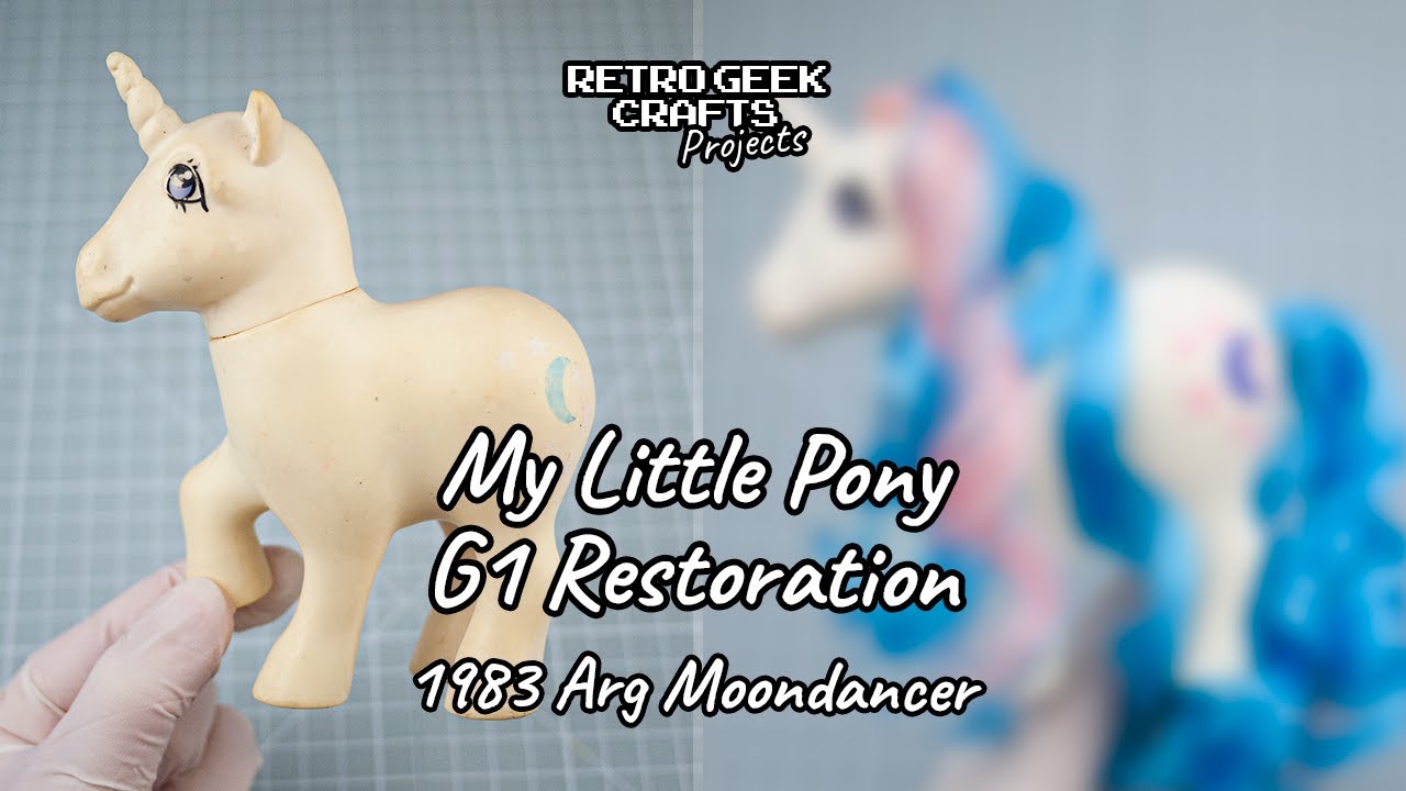 My Little Pony G1 Custom Restoration: Moondancer Vintage Hasbro 1983 ...