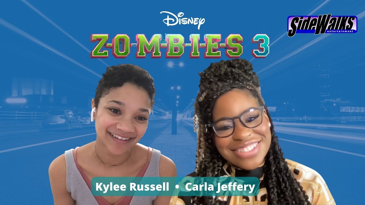 Kylee Russell and Carla Jeffery talk making Disney's Zombies 3 - YouTube