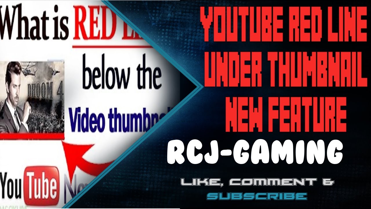 What is a RED line below the video thumbnail indicating?? - YouTube