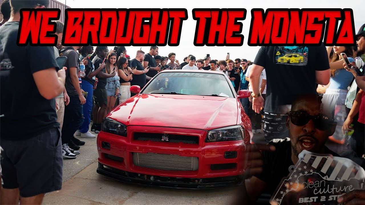 Almost Blowing up my R34 in a 2 Step Battle - YouTube