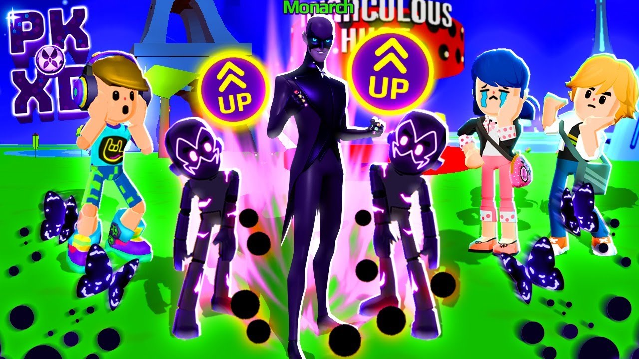 ENFRENTEI O HAWK MOTH NO NÍVEL MÁXIMO MONARCH MIRACULOUS NO PK XD 😱 ...