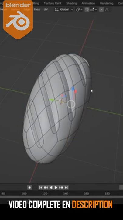 Blender fr - comment modéliser sur blender? Modéliser un pain | Astuce | Tuto blender [ TUTO FR ...