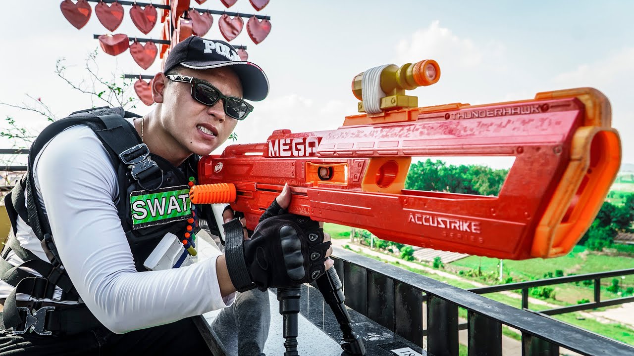 LTT Game Nerf War : Super Spy Warriors SEAL X Nerf Guns Fight Criminal ...