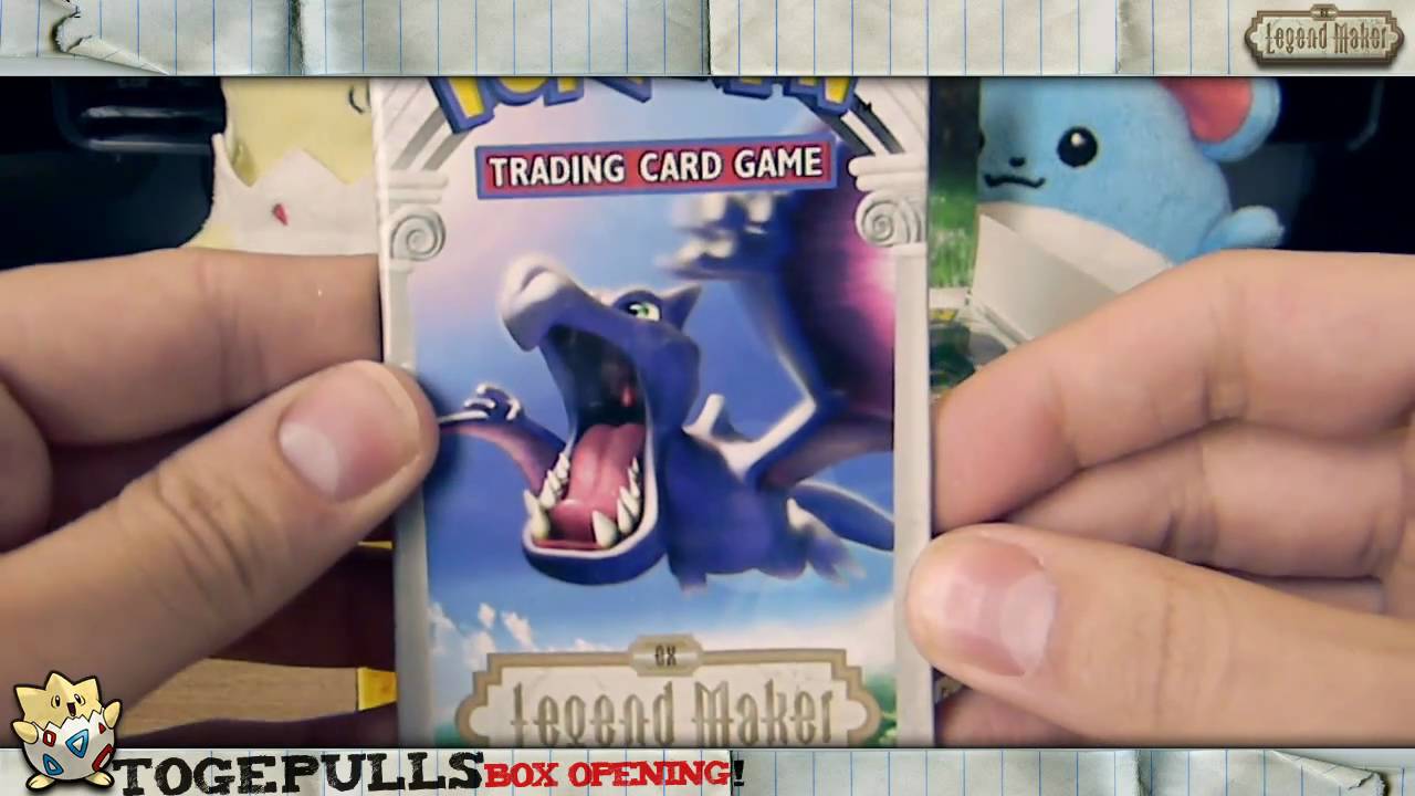 opening EX Legend Maker booster box [1/4] [EX PULL!] - YouTube