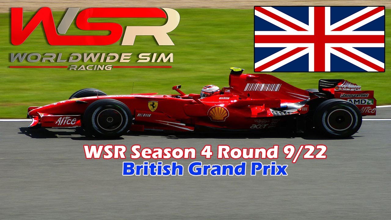WSR Season 4 ROUND 9/22 British GP - YouTube