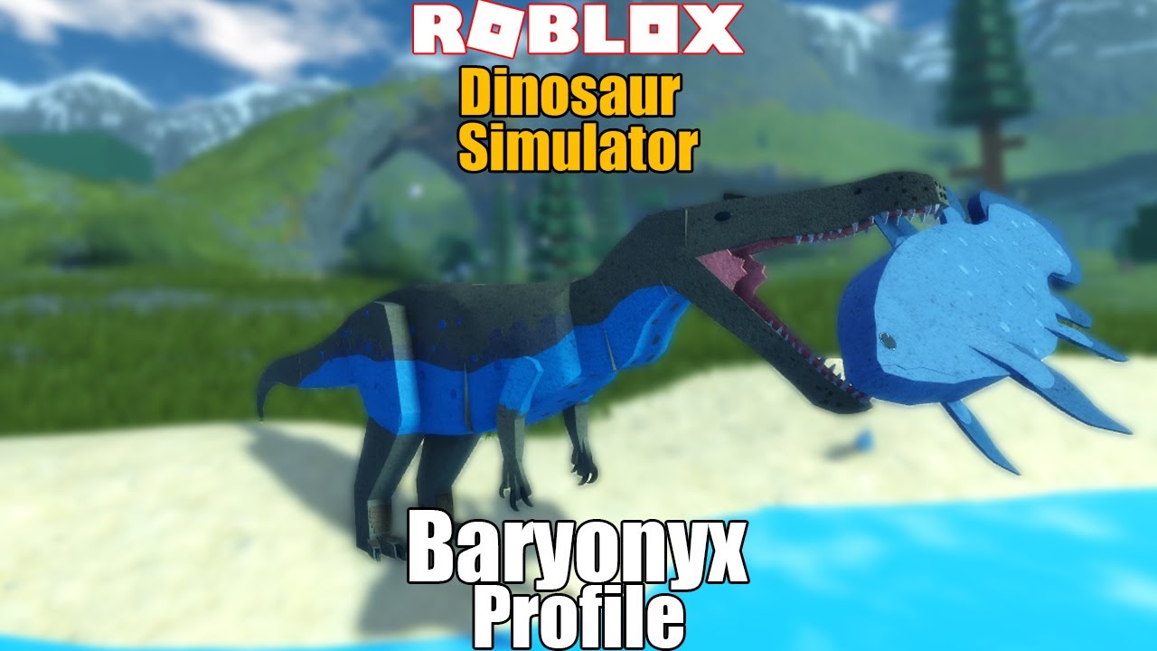 Dinosaur Profile - Baryonyx | ROBLOX Dinosaur Simulator - YouTube
