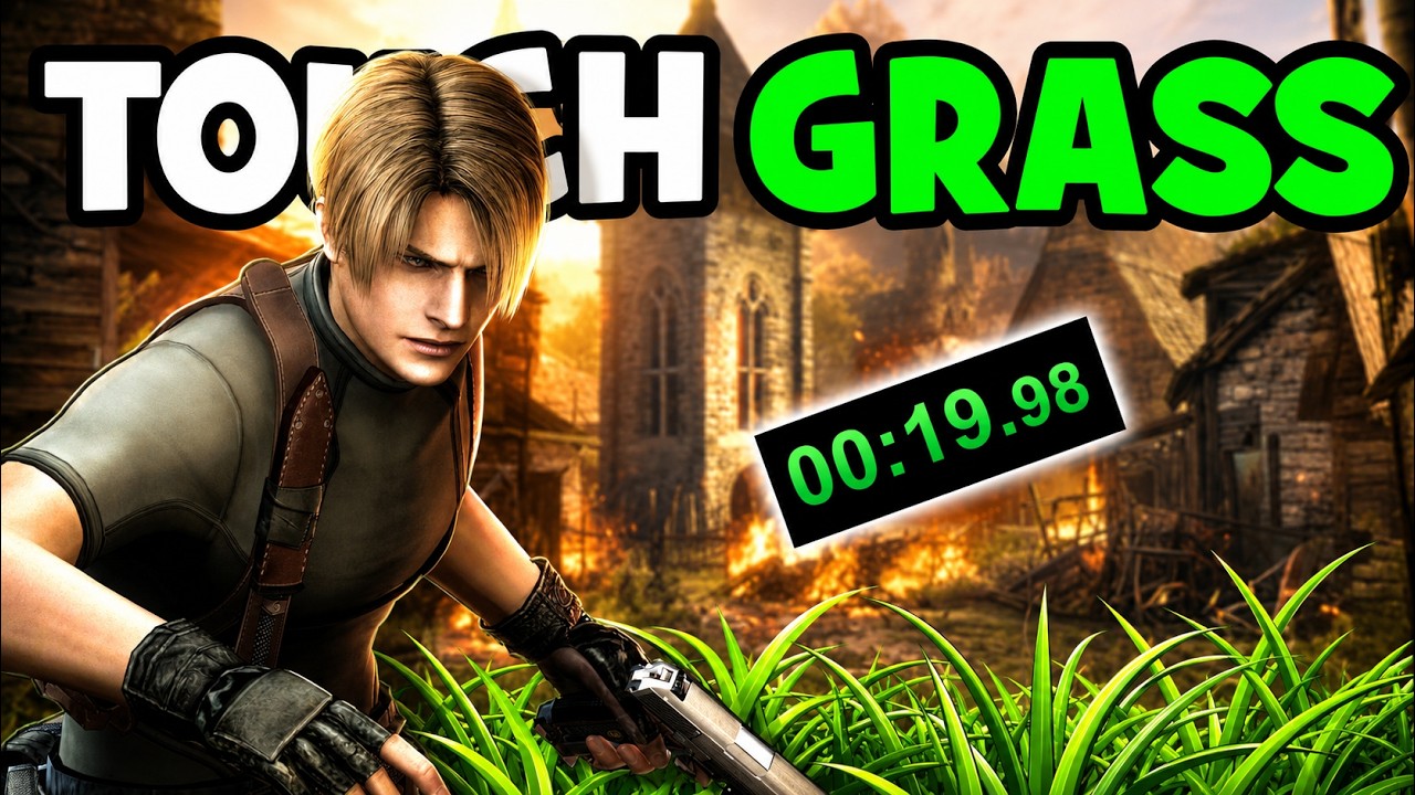 How Fast Can You Touch Grass in Every Resident Evil Game? - YouTube