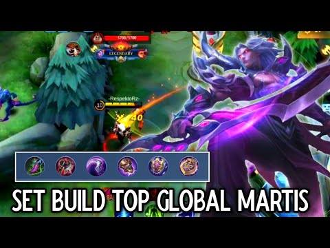 SET BUILD TOP GLOBAL MARTIS 🔥- DAMAGE SEMI TANK !! - YouTube
