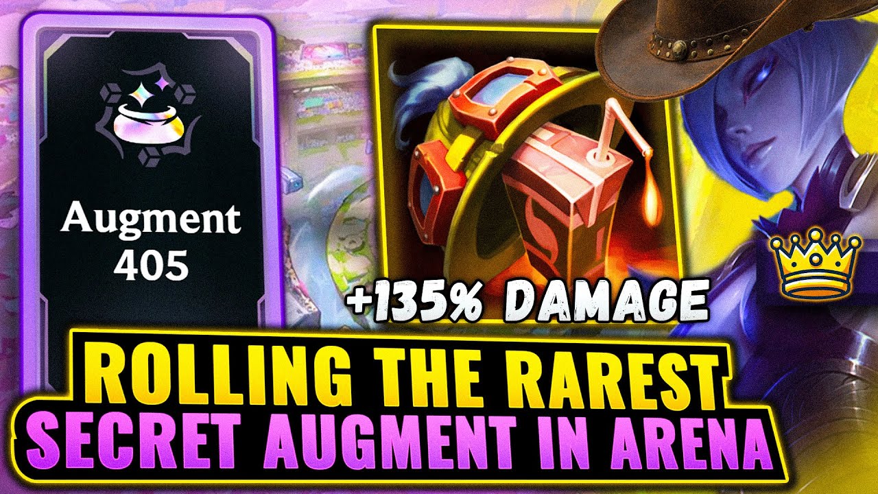 Augment 405: Rarest Augment in Arena - Nearly Impossible (Hats = Damage ...