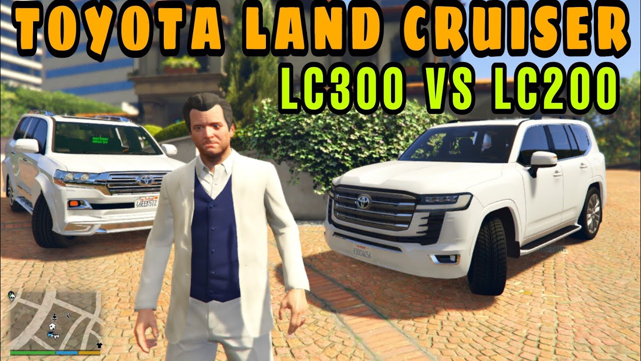 Land Cruiser Lc300 VS Lc200 | Gta 5 Car Mods | Gameplay | Ultra ...