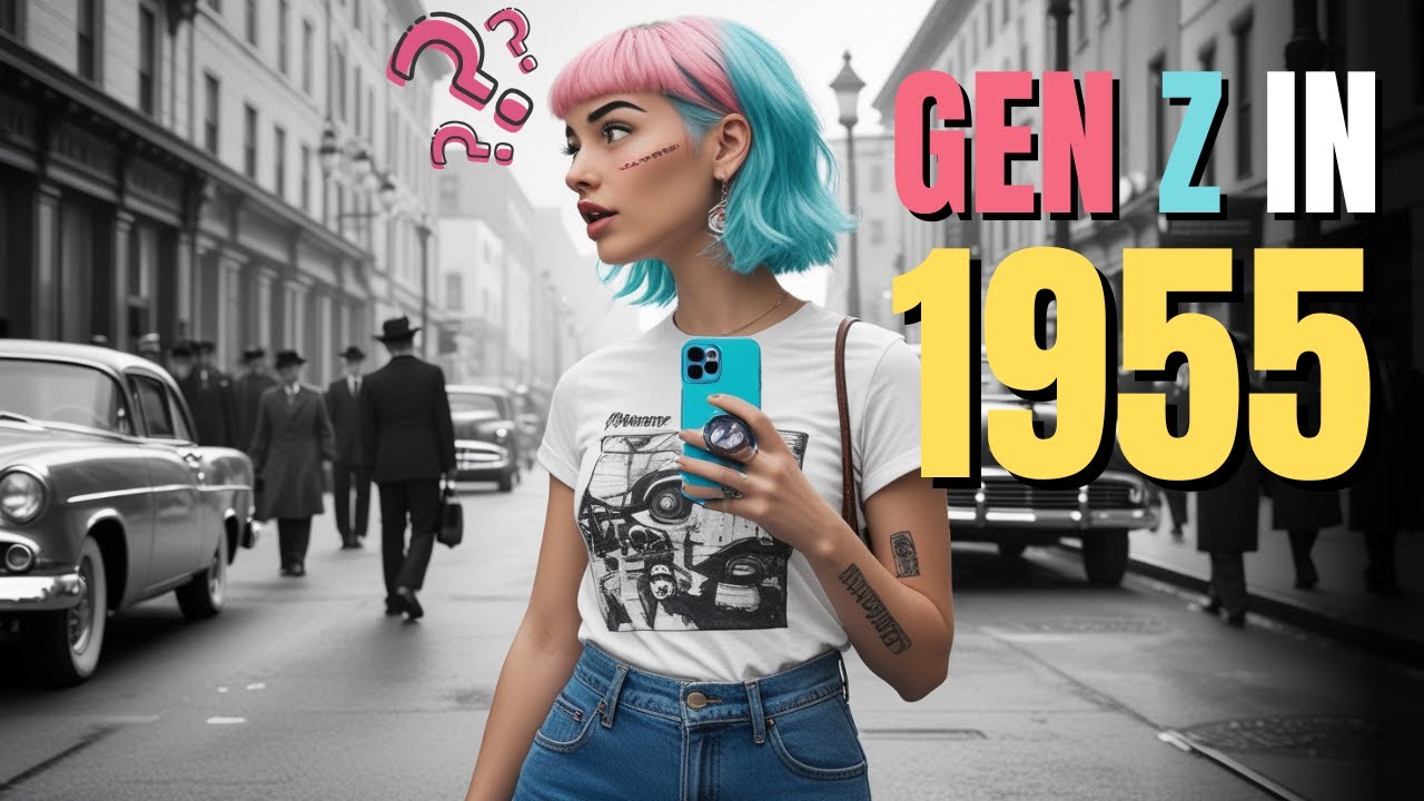 GEN Z TRAPPED IN 1955 – A Time Travel Experiment - YouTube