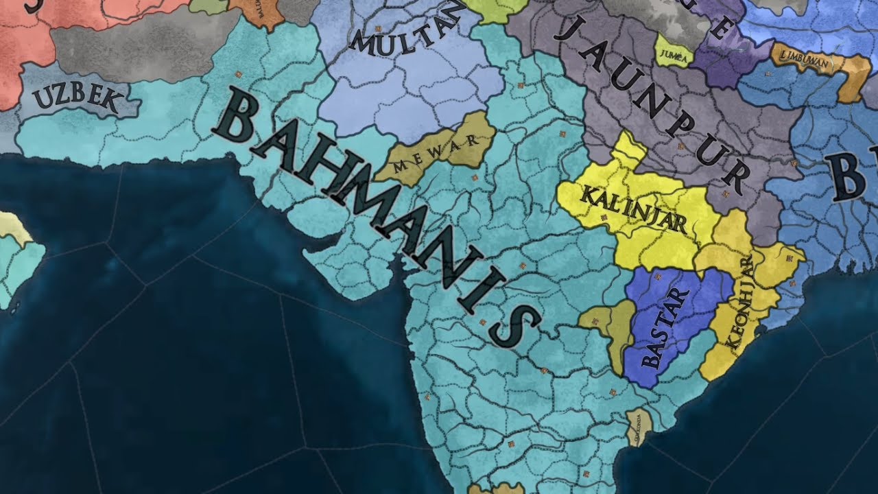 A Tale of Two Families Achievement - Bahmanis EU4 Timelapse - YouTube
