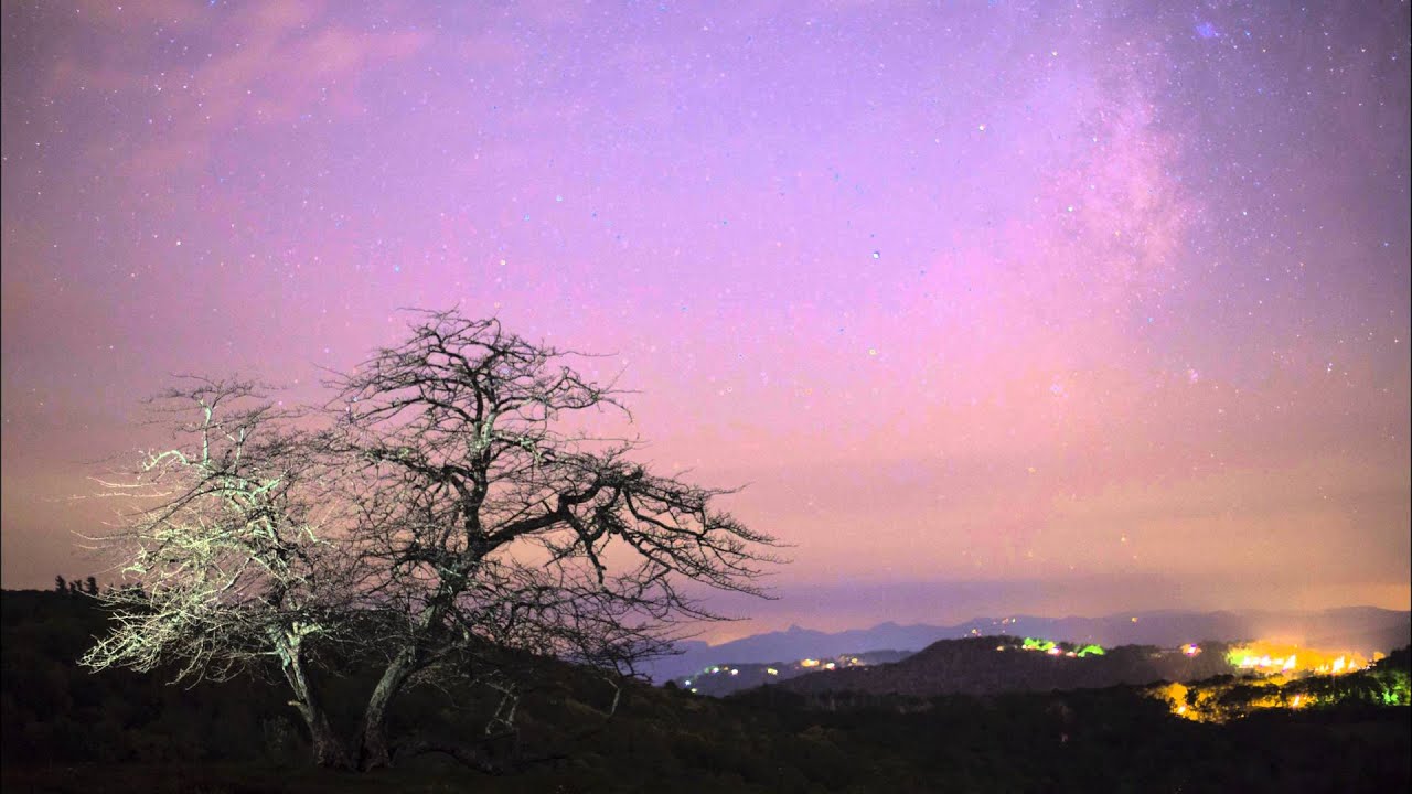 Blue Ridge Parkway Boone NC Star/Night Time-lapse Photography 4K - YouTube