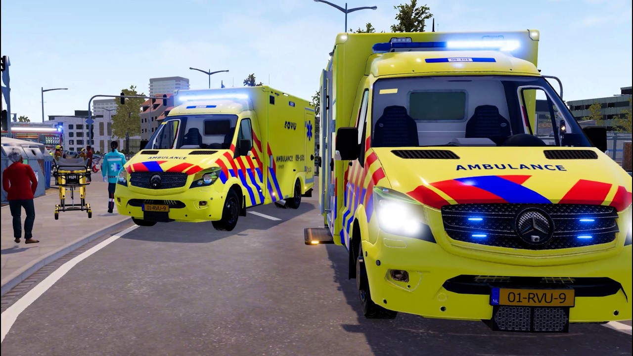 Emergency Call 112 - Dutch Ambulances Responding to Traffic Accidents ...