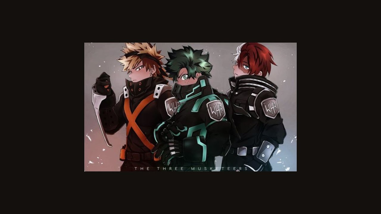 fighting villains with the three musketeers // a badass mha playlist ...
