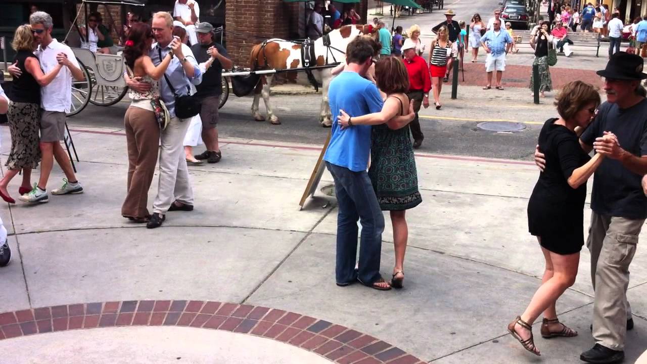 Tango flash mob in Charleston - YouTube