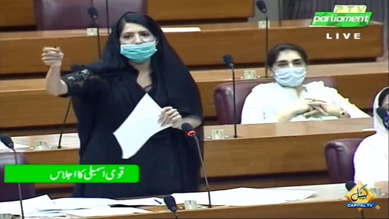 PTI Leader Aliya Hamza Malik Blasting Speech in National Assembly | 11 ...