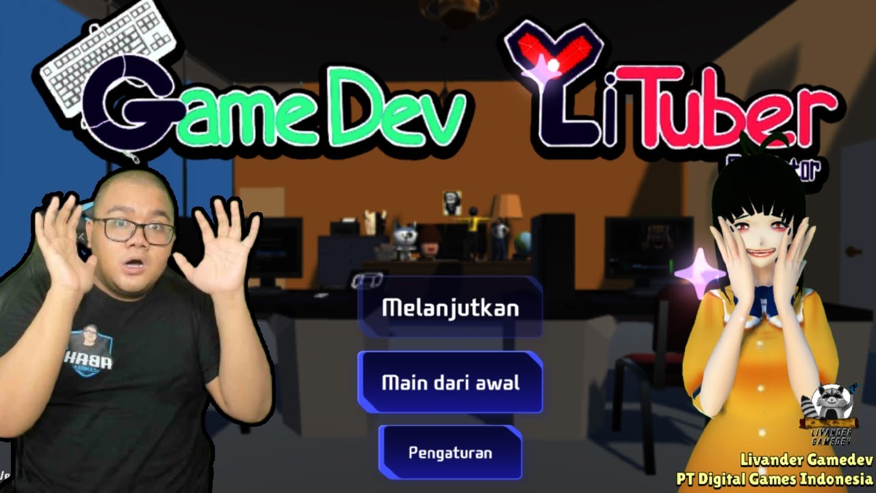AKU MENJADI YOUTUBER & DEVELOPER GAME DI GAME INI !! - Youtuber Game ...