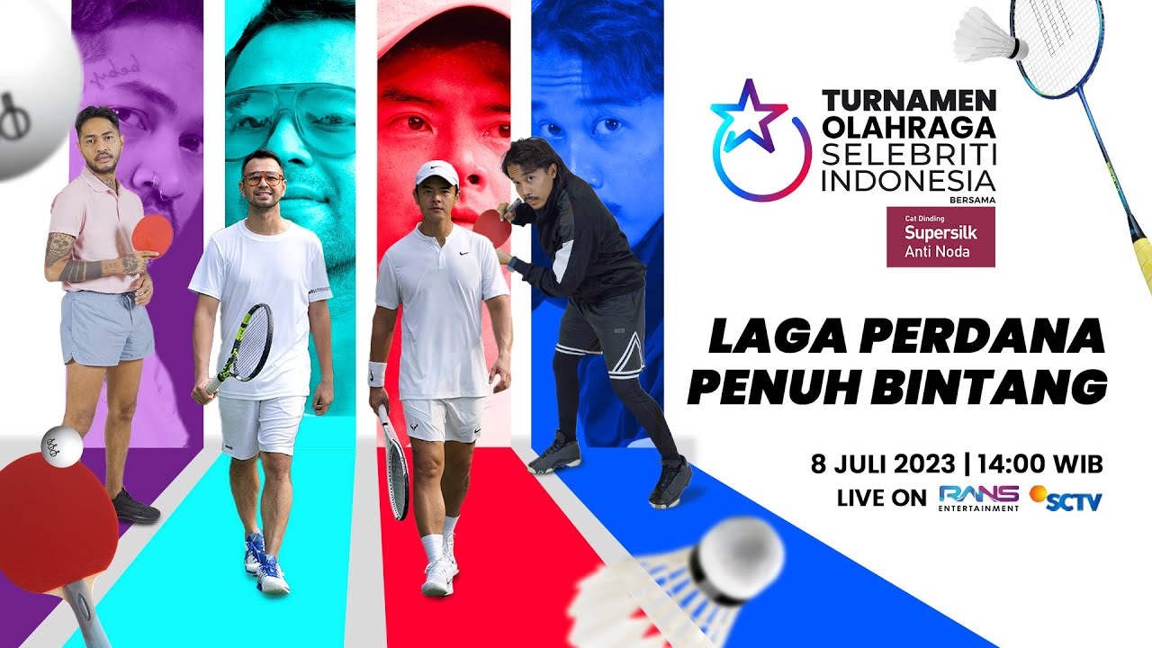 TURNAMEN OLAHRAGA SELEBRITI INDONESIA - EPS 1 - YouTube