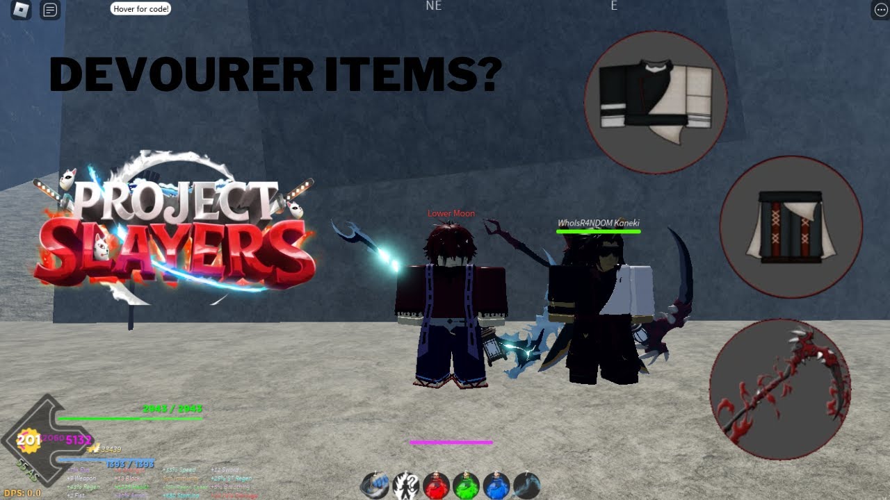 This Person Had Devourer Items In PVP. (PROJECT SLAYERS)1V1 - YouTube