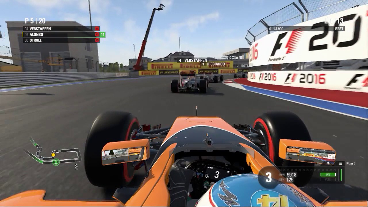F1 2016 Gameplay Russia GP - YouTube